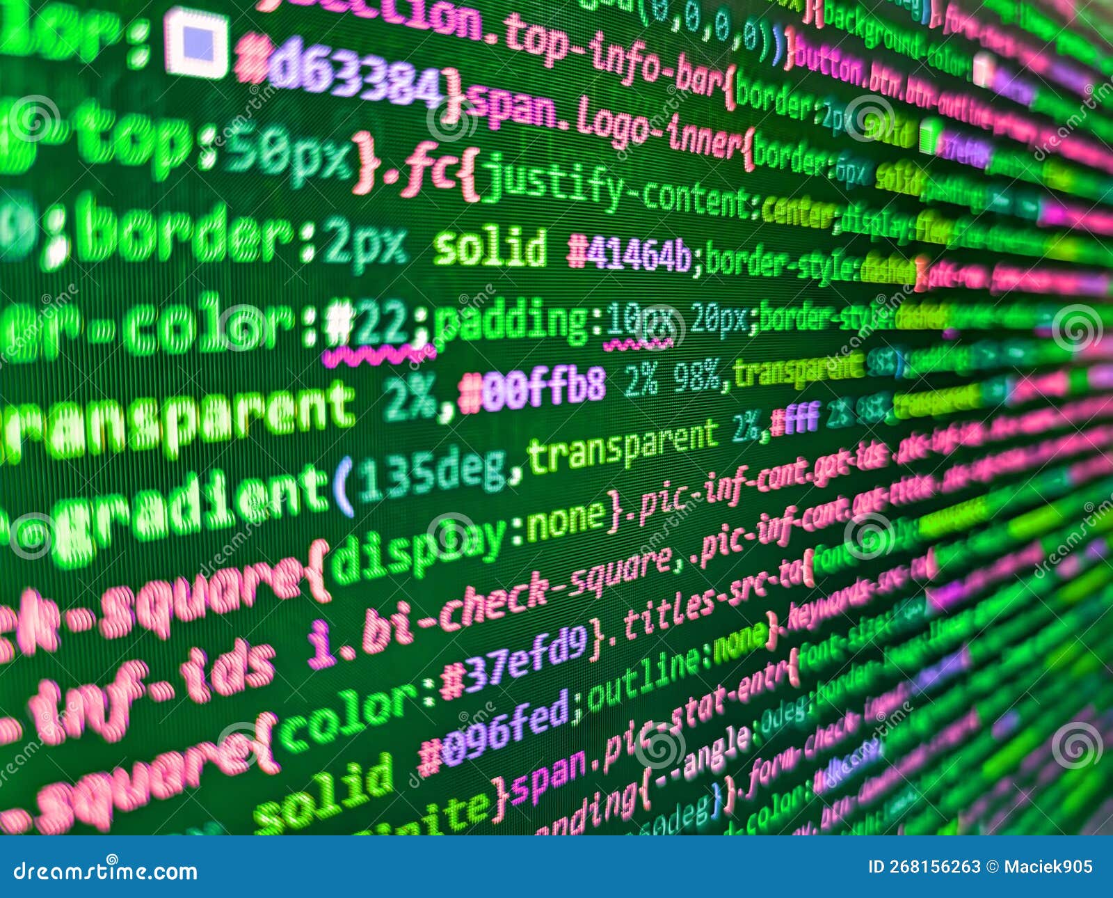Internet App Development and Design. Website Programming Code. Software Development Stock Image ...