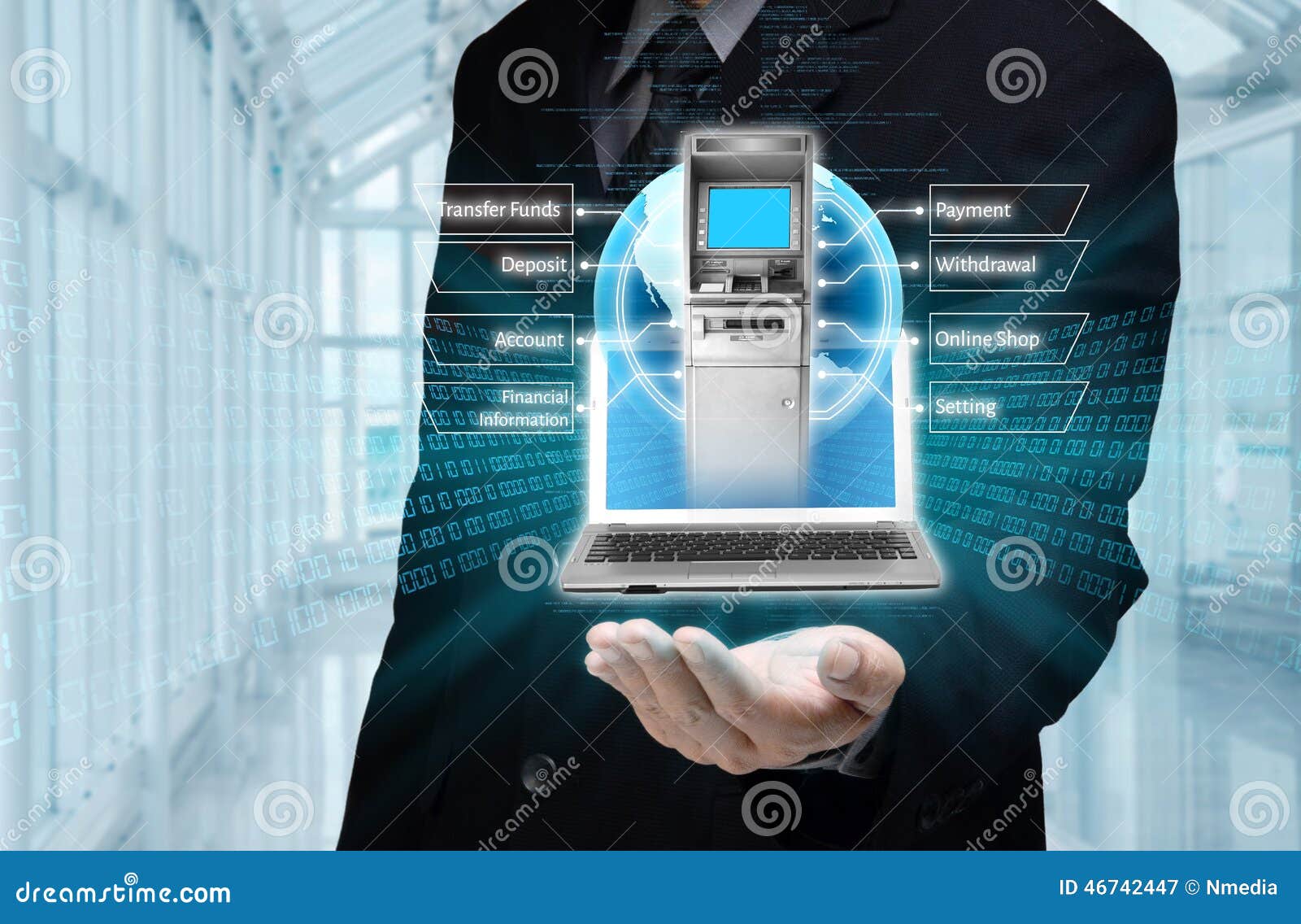 Internet Banking concept stock image. Image of bank, real - 46742447