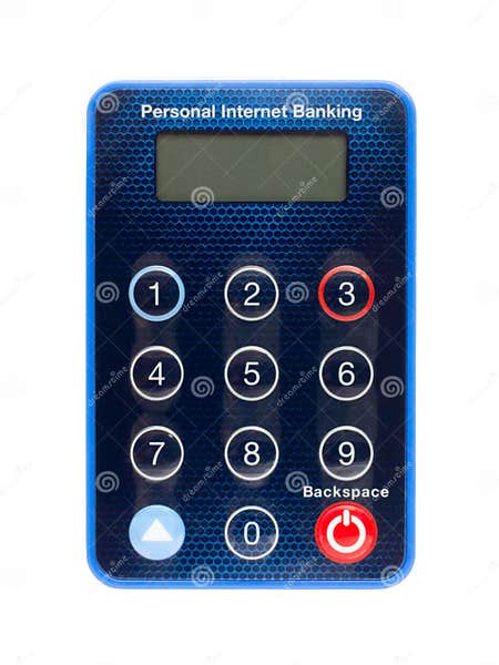 Internet Banking Security Token Stock Photo - Image of password ...