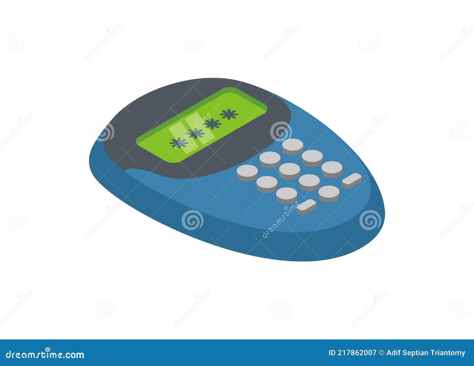 Internet Banking Token. Simple Flat Illustration in Isometric View ...