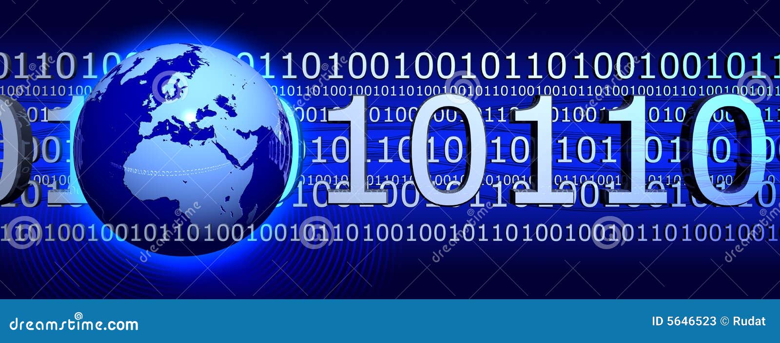 Internet banner stock illustration. Illustration of number - 5646523