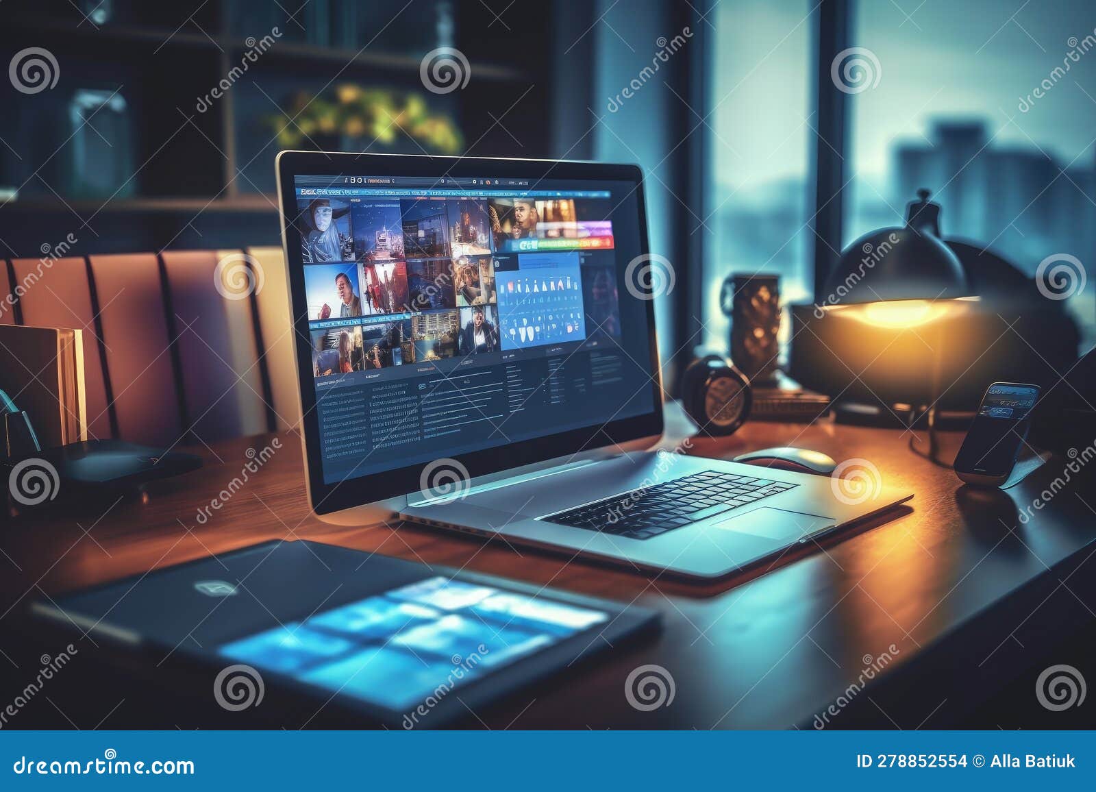 Internet Based Business Technology Concept for Webinars. E-learning ...