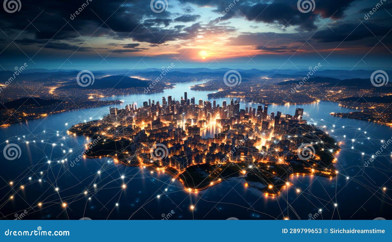 Internet-based Connectivity To the World ,AI Generated Stock ...