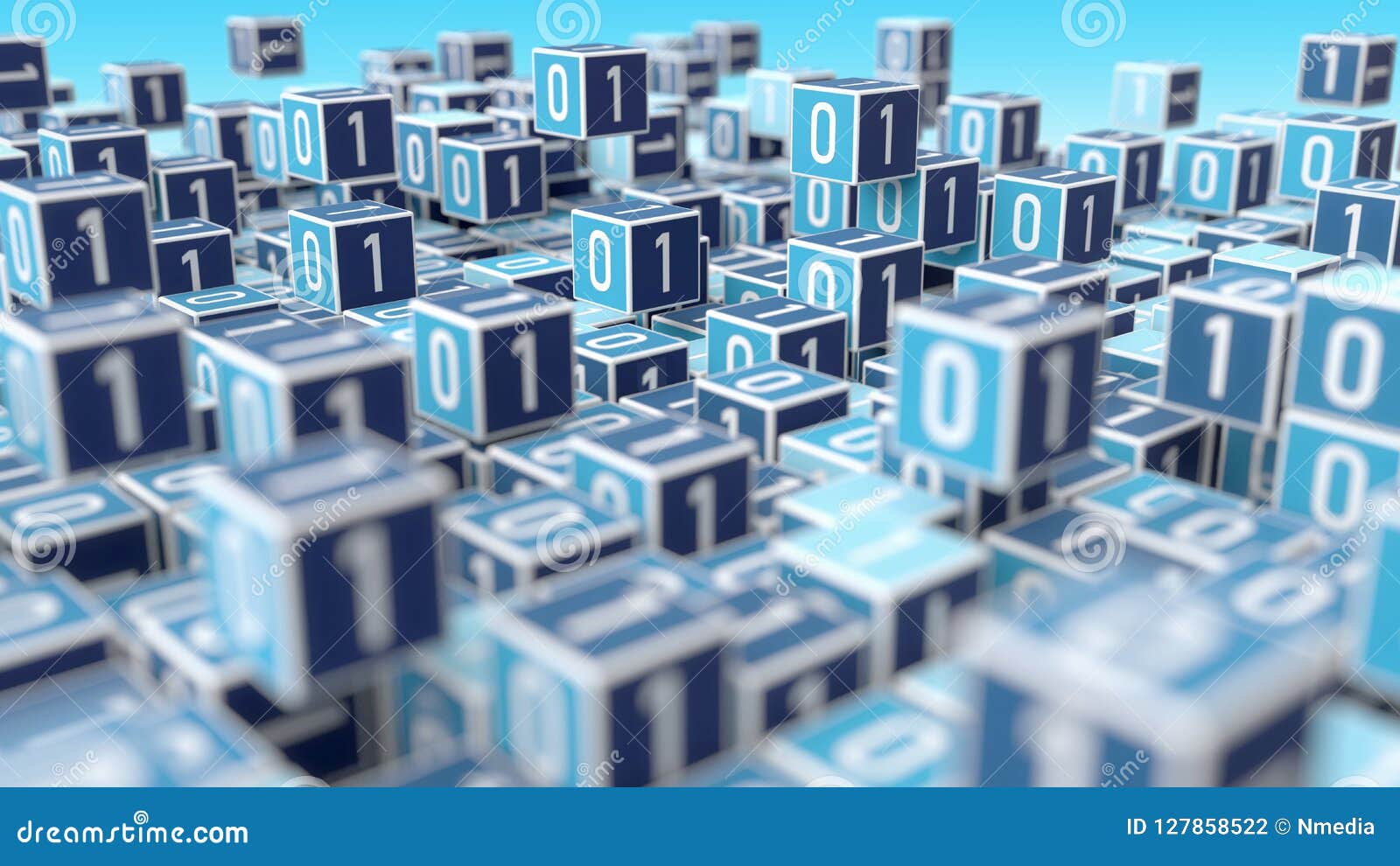 Internet Big Data Management Concept Stock Illustration - Illustration ...