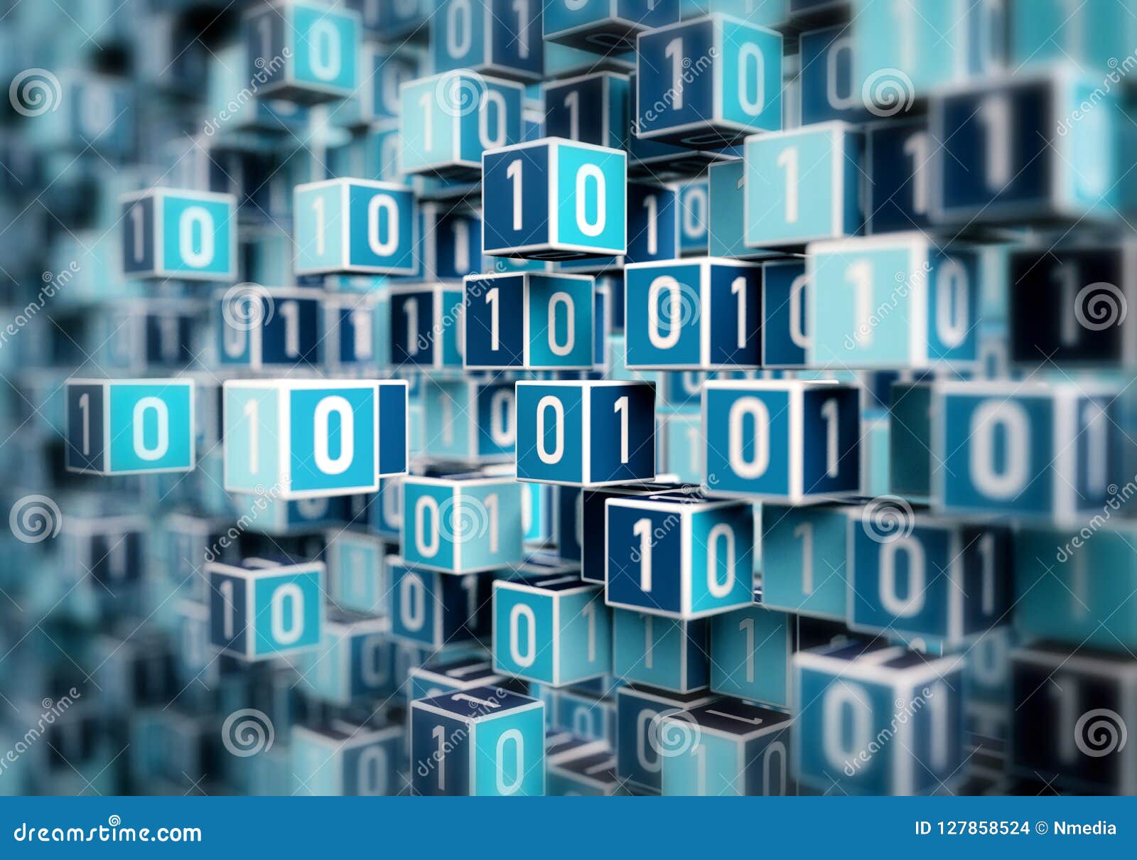 Internet Big Data Management Concept Stock Illustration - Illustration ...