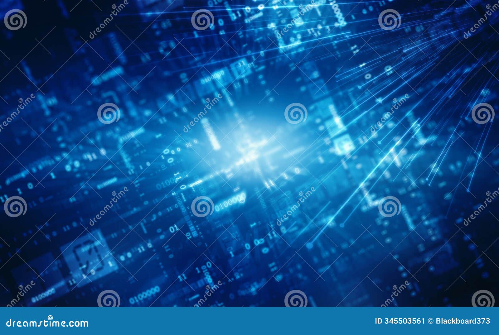 Internet Data Transmission, Binary Code Background, Digital Abstract Technology Background Stock ...