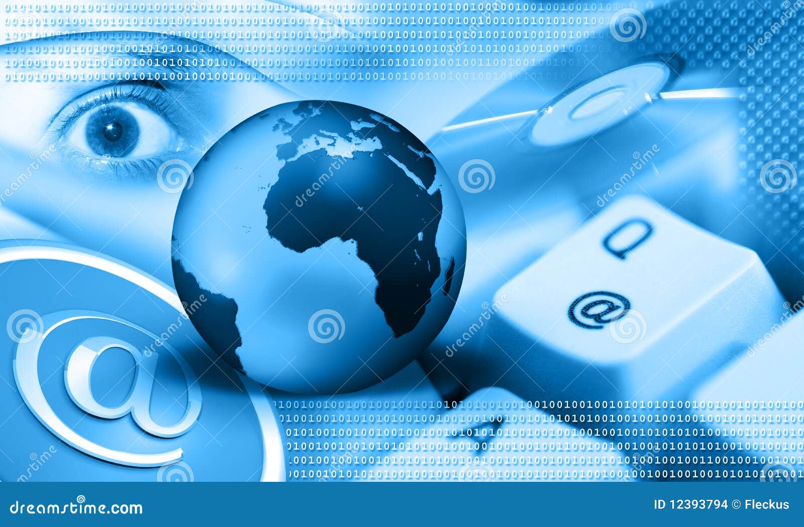 Internet - blue earth stock photo. Image of orange, keyboard - 12393794