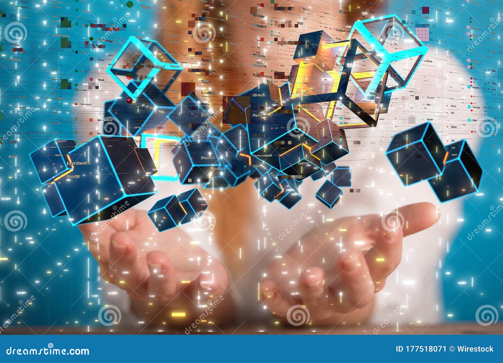 A Internet Broadband and Multimedia Streaming Entertainment Stock Image ...