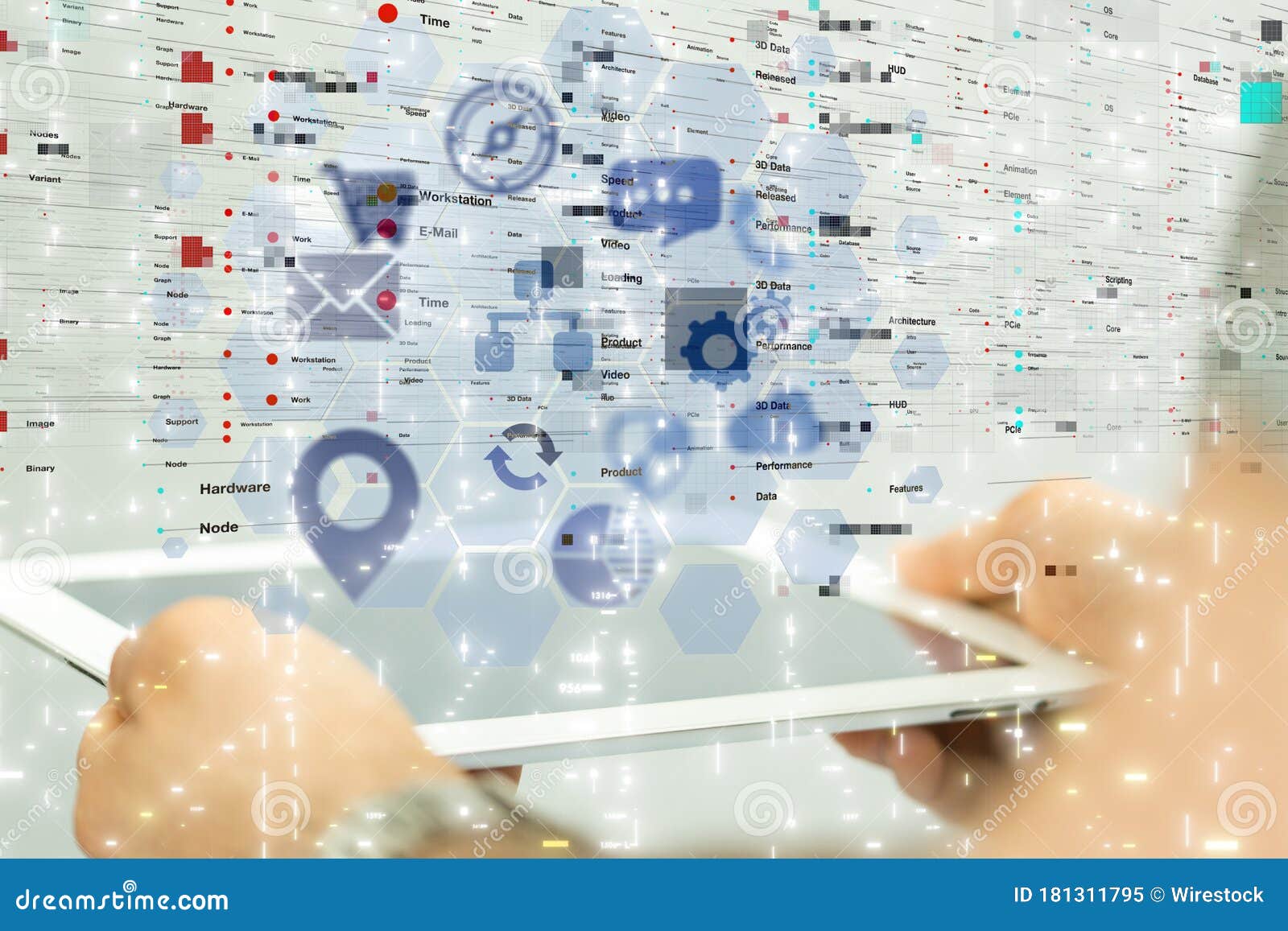 A Internet Broadband and Multimedia Streaming Entertainment Stock Image ...