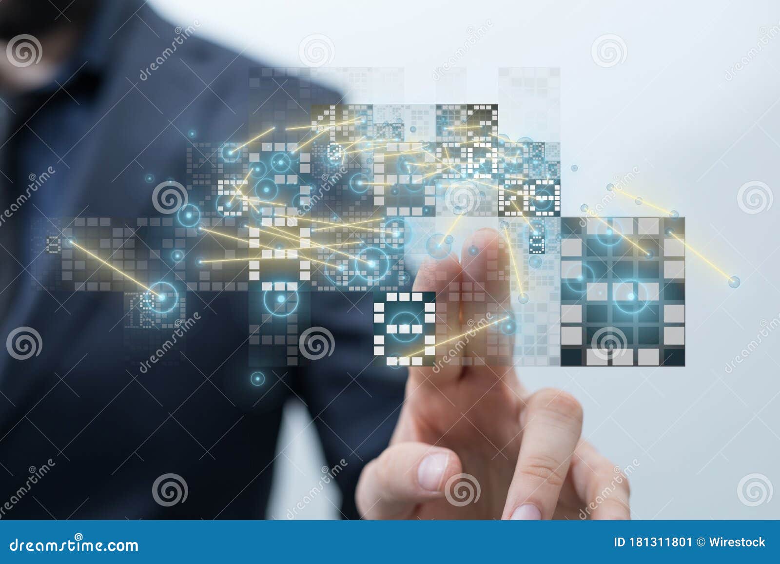 A Internet Broadband and Multimedia Streaming Entertainment Stock Image ...
