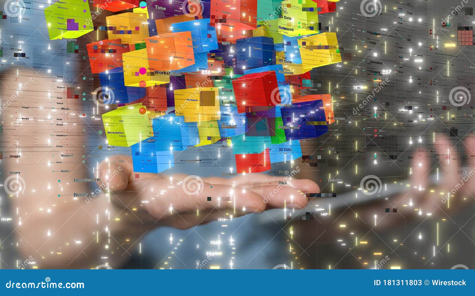 A Internet Broadband and Multimedia Streaming Entertainment Stock Image ...