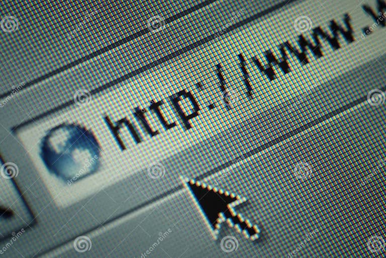 Internet Browser Address Bar Stock Image - Image of corporate, dark ...