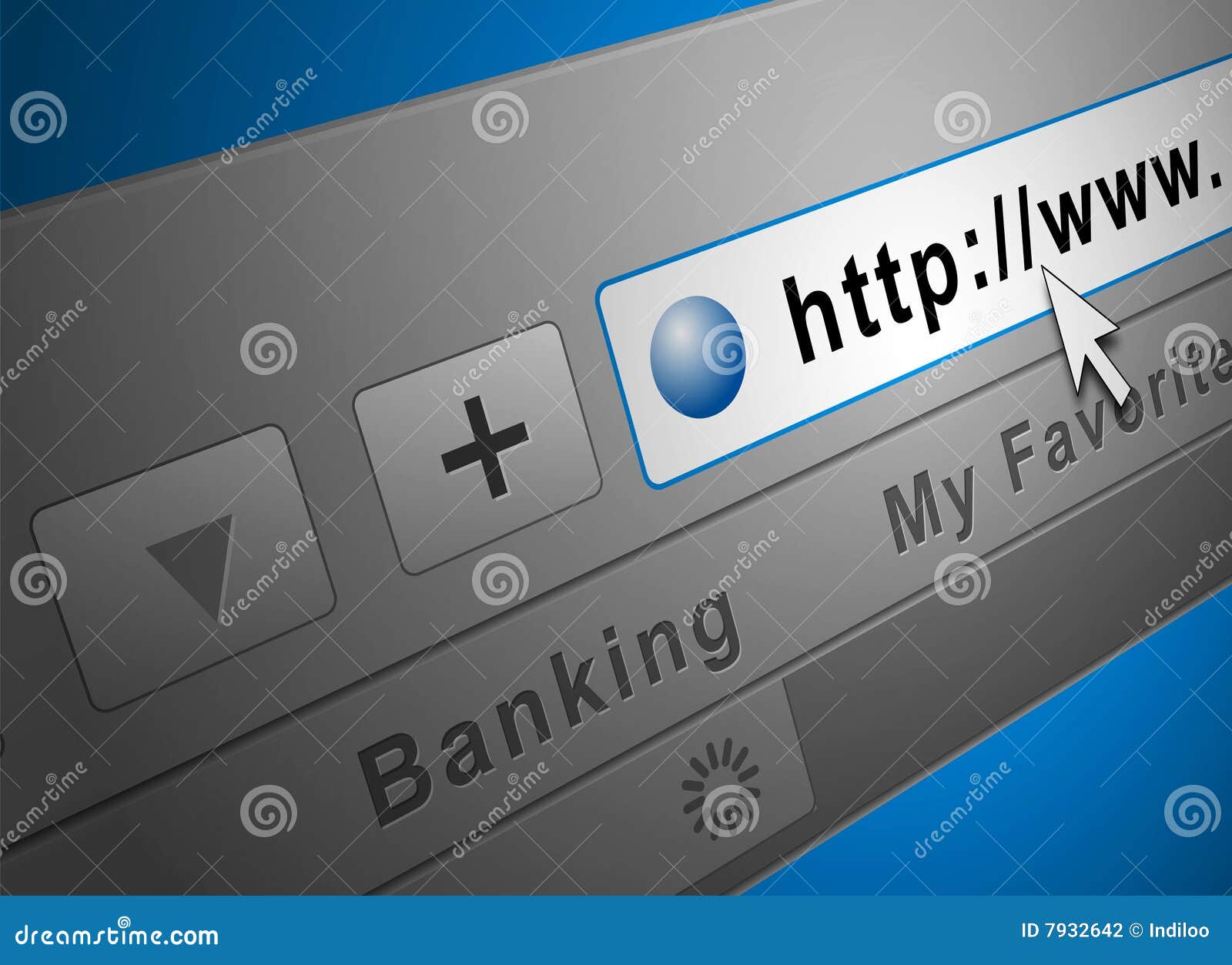Internet Browser Screen Shot Stock Illustration - Illustration of ...
