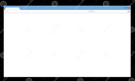 Internet Browser Window Flat Vector Illustration. Stock Vector ...