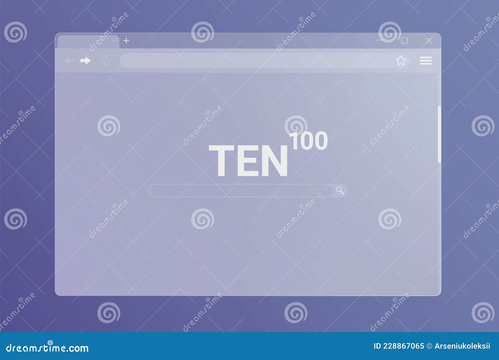 Transparent Browser Window. Website Mockup Frame. Editable Template Of ...
