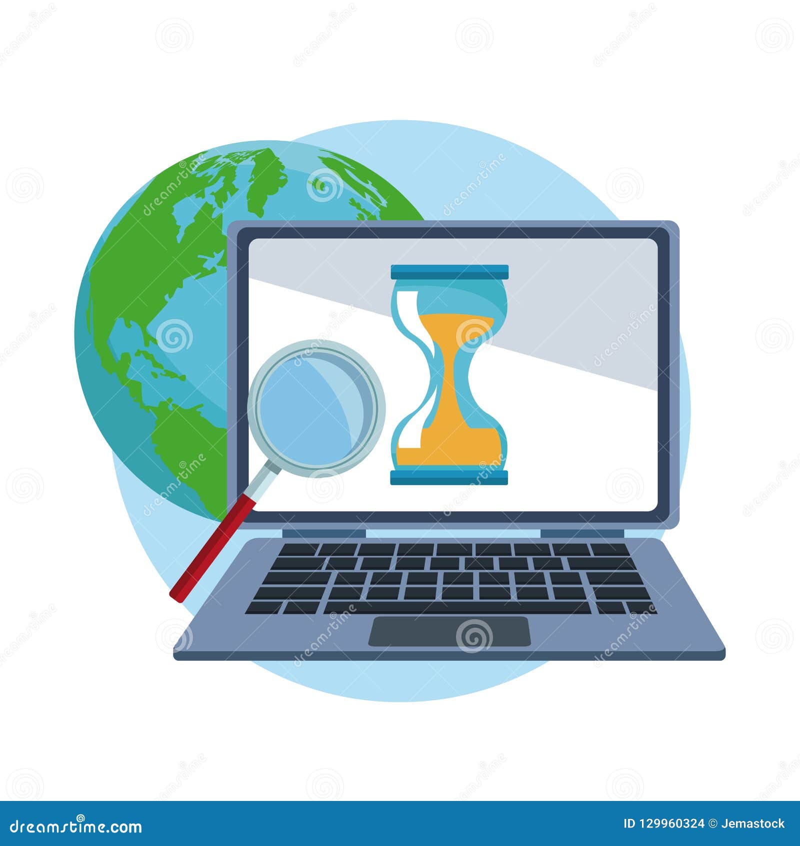 Internet Browsing in the World Stock Vector - Illustration of icon ...