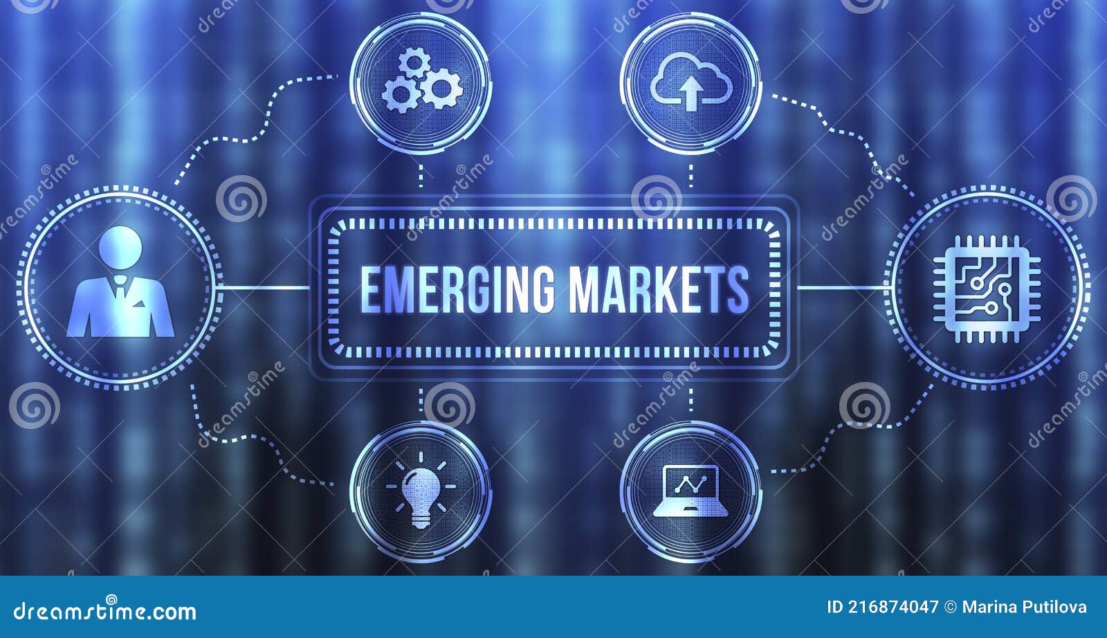 Concept Of Emerging Idea For Business Background Royalty-Free Cartoon ...