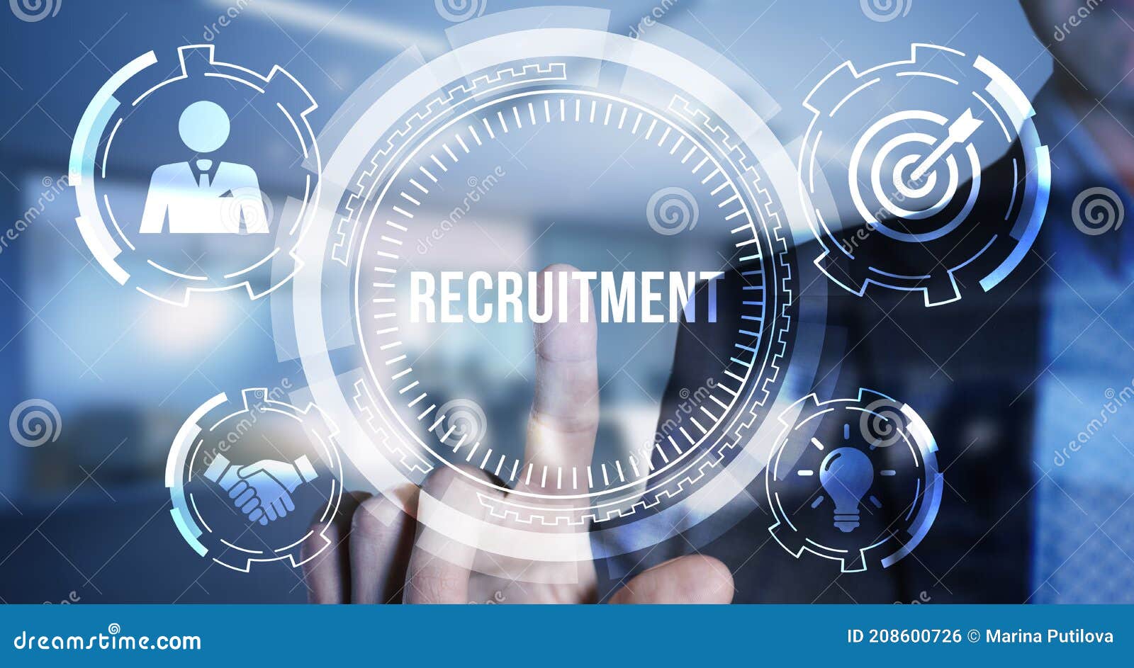 Internet, Business, Technology and Network Concept. Leadership Business ...