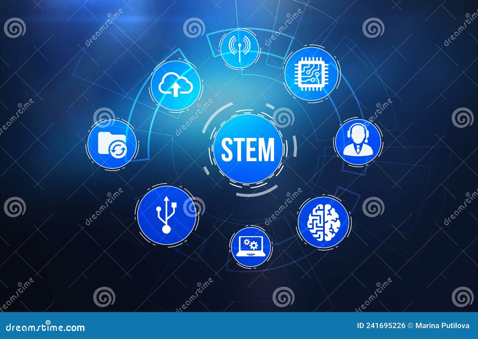 Internet, Business, Technology and Network Concept.Science, Technology ...