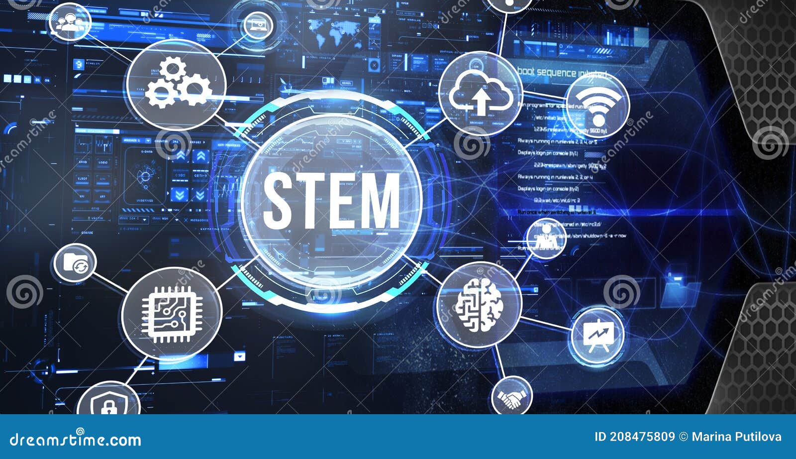 Internet, Business, Technology and Network Concept.Science, Technology ...