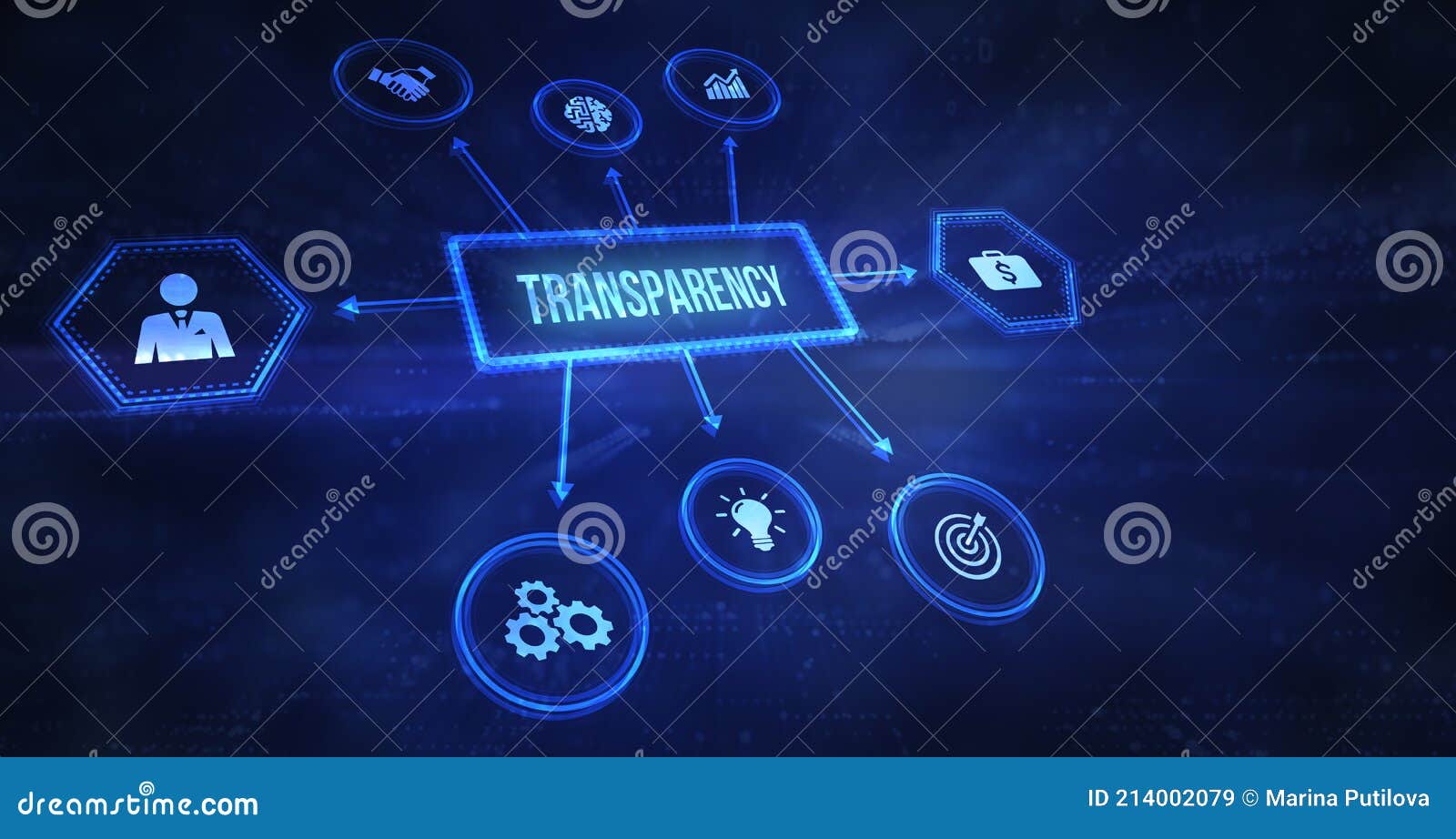 Internet, Business, Technology and Network Concept.Transparency Stock ...