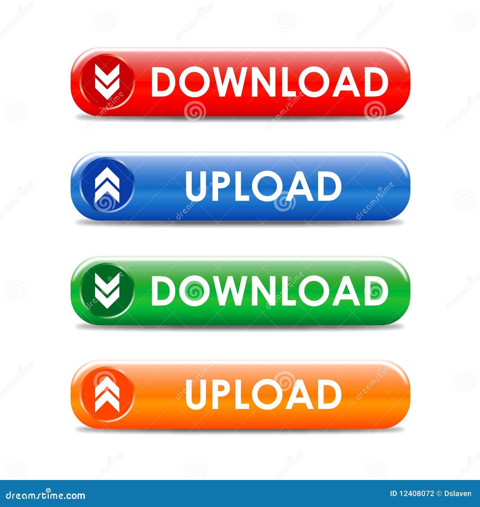 Internet buttons (vector) stock vector. Illustration of arrows - 12408072