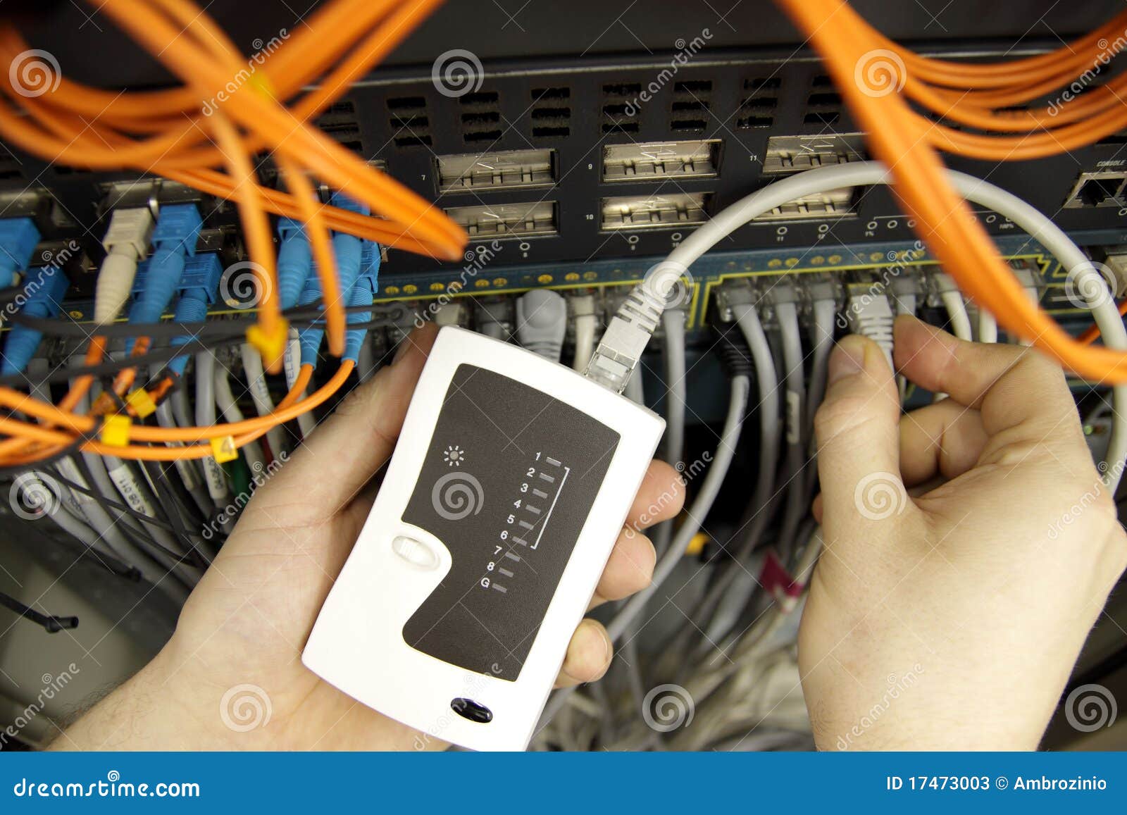 Internet cables stock image. Image of numbers, connection - 17473003