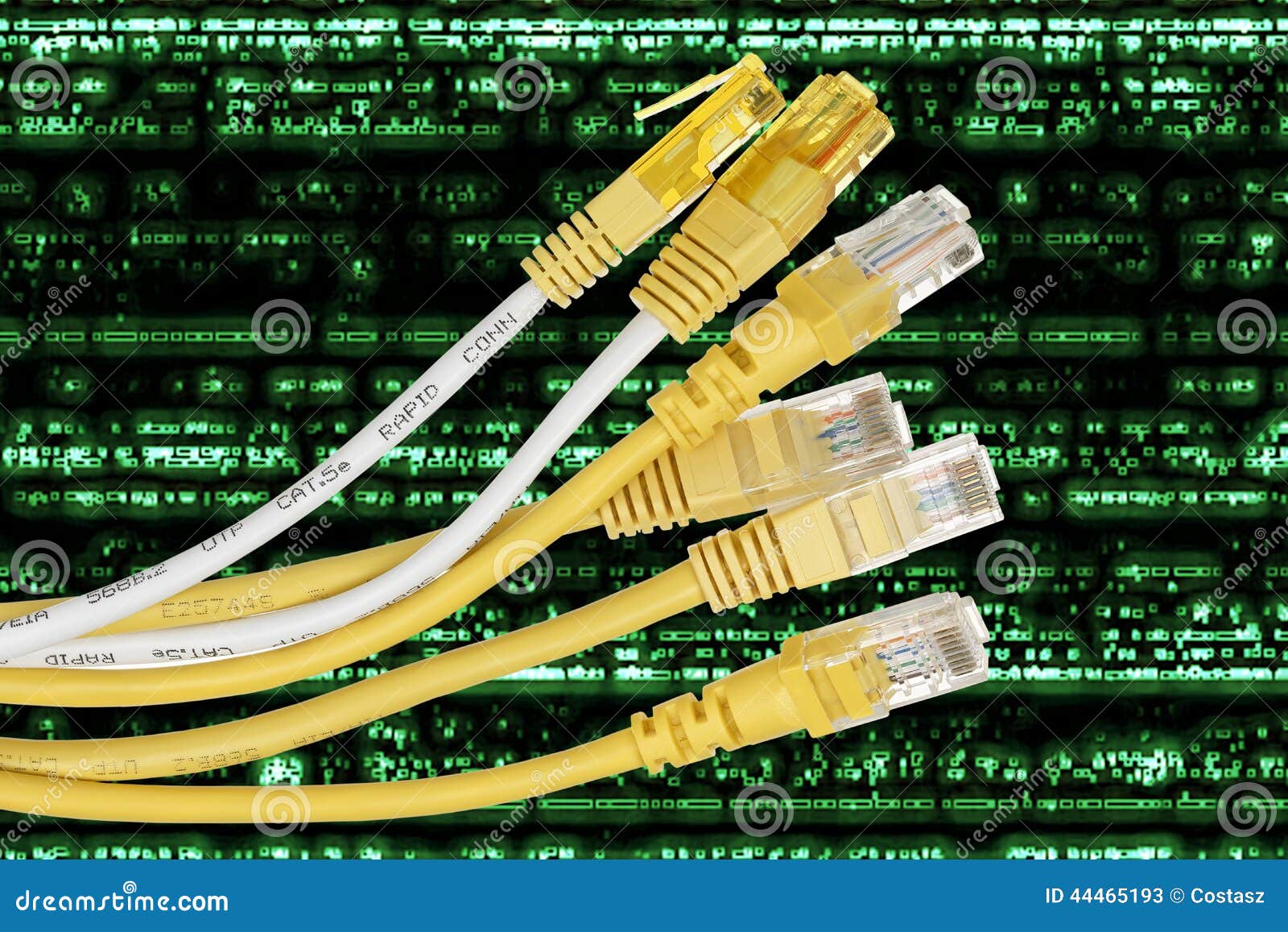 Two Internet Cables Stock Photo | CartoonDealer.com #226330998