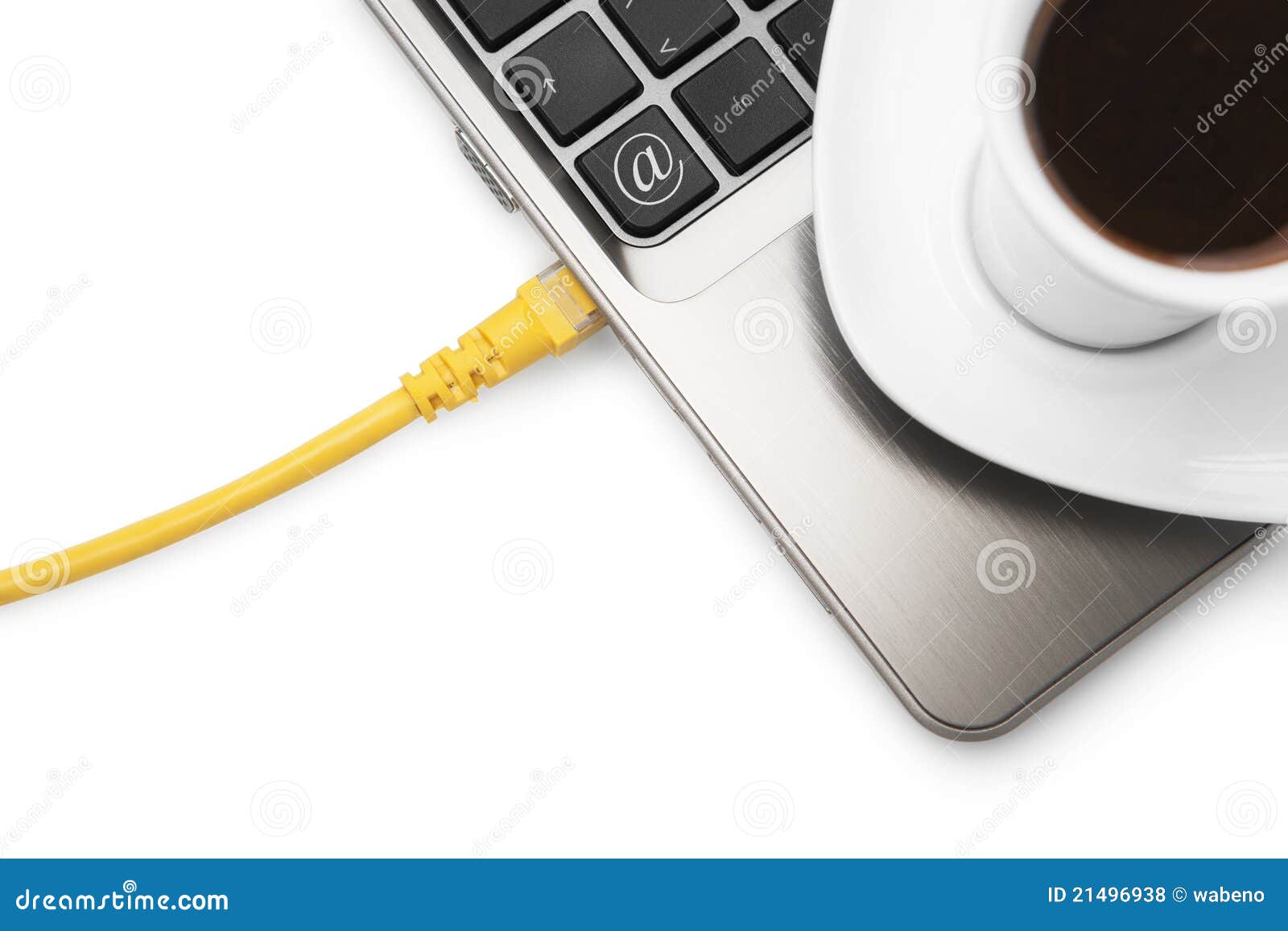 Internet Cafe stock photo. Image of laptop, notebook - 21496938