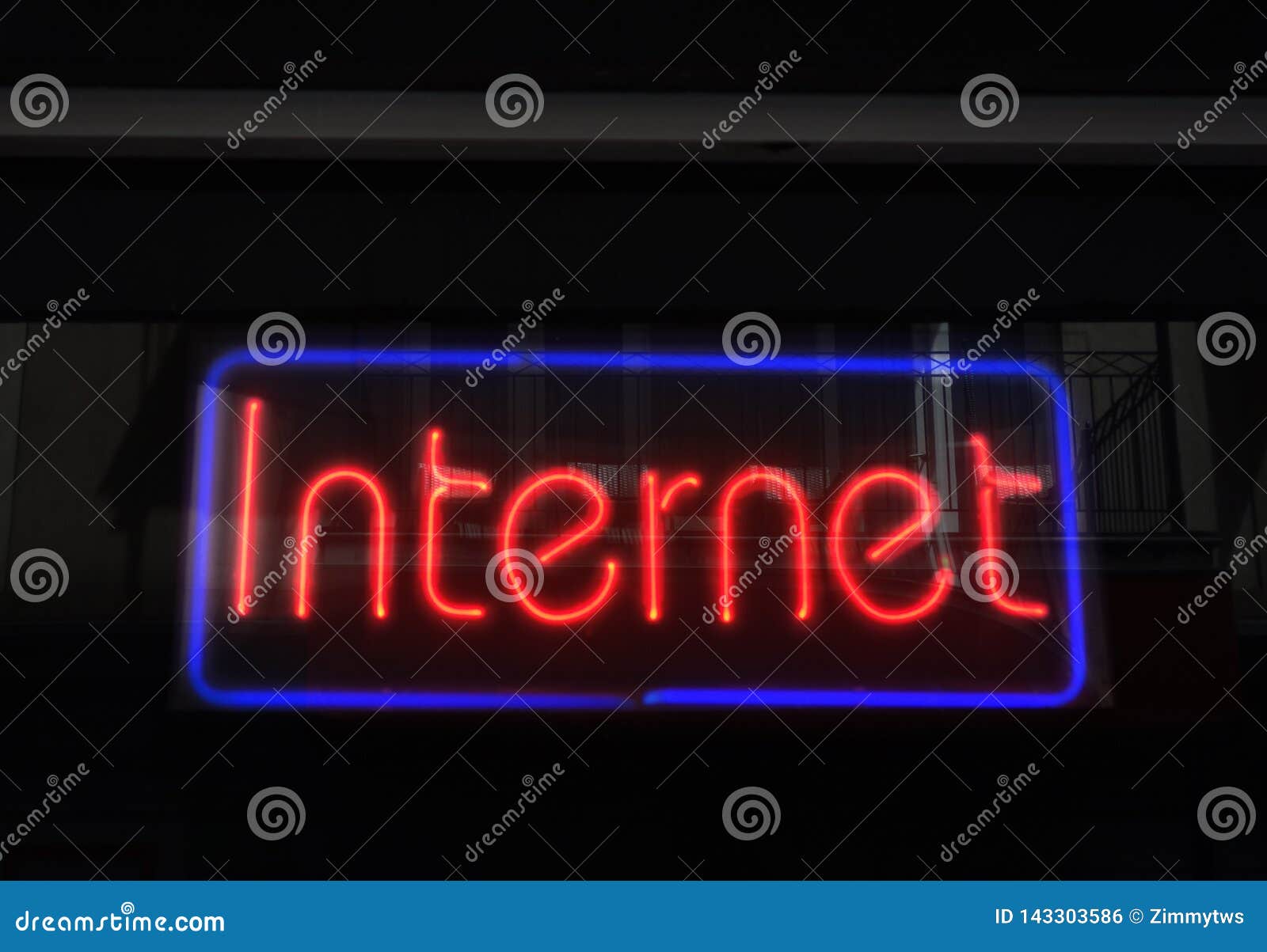 Internet cafe neon sign stock photo. Image of public - 143303586