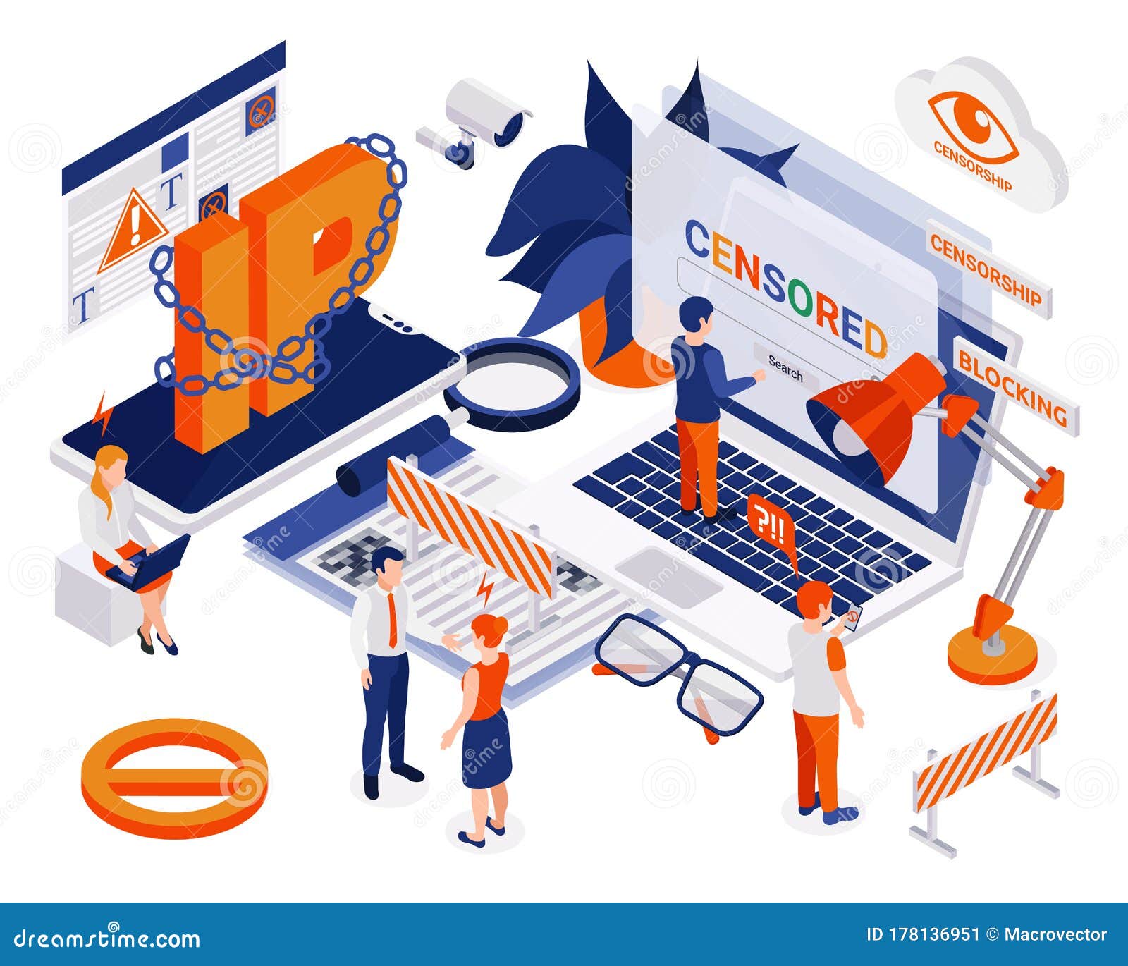 Censorship Cartoons, Illustrations & Vector Stock Images - 5326 ...