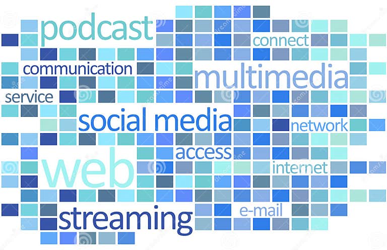 Internet Cloud stock illustration. Illustration of media - 23837836