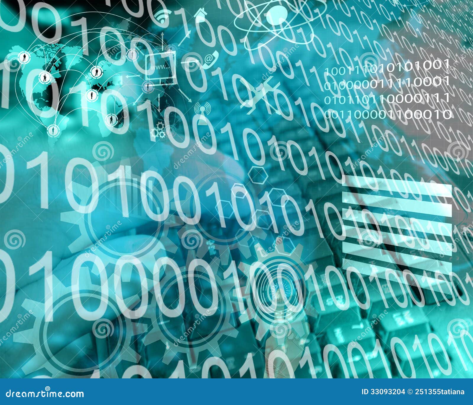 Internet-collage stock foto. Image of binair, beelden - 33093204