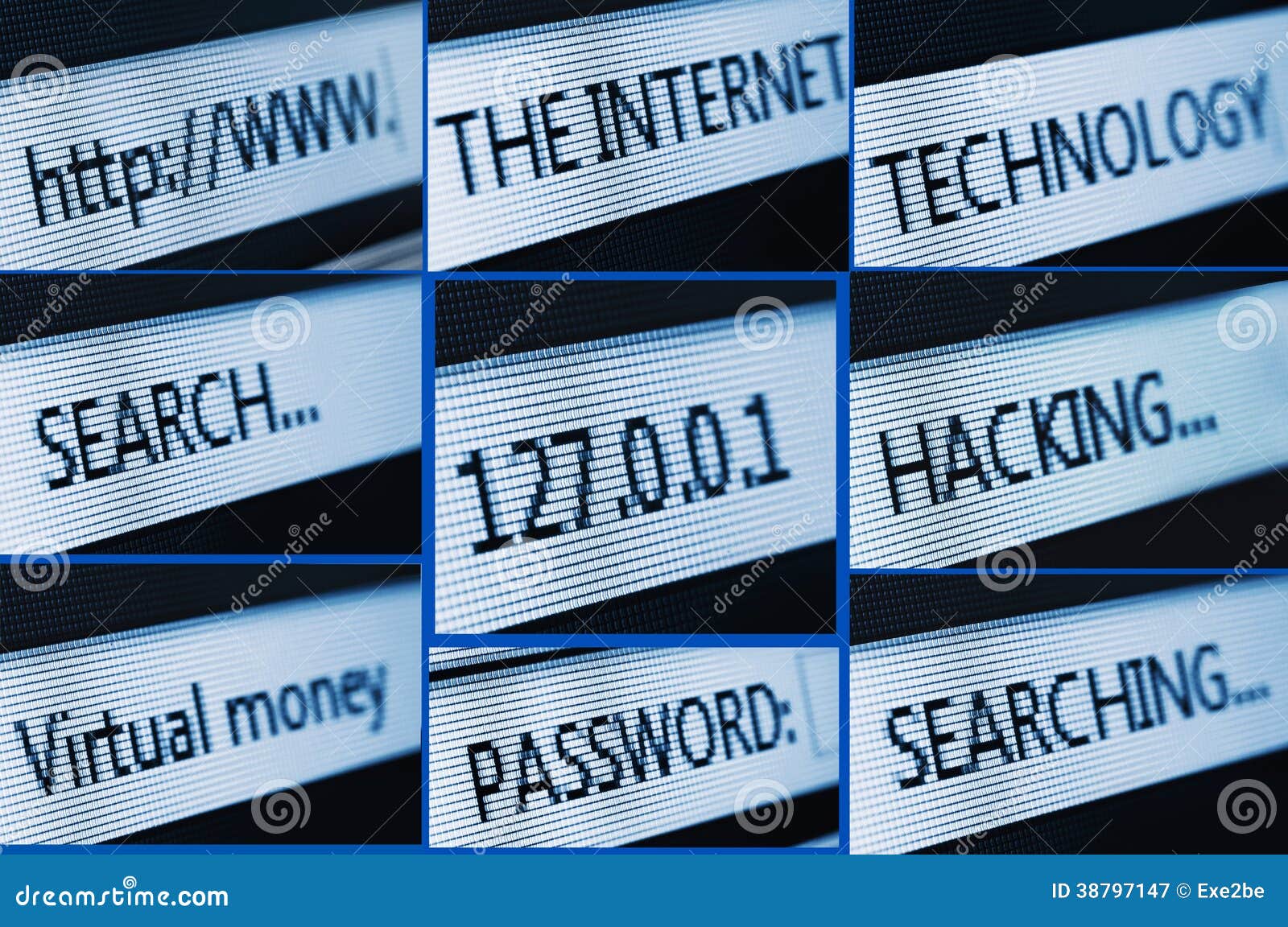 The Internet collage stock image. Image of http, business - 38797147
