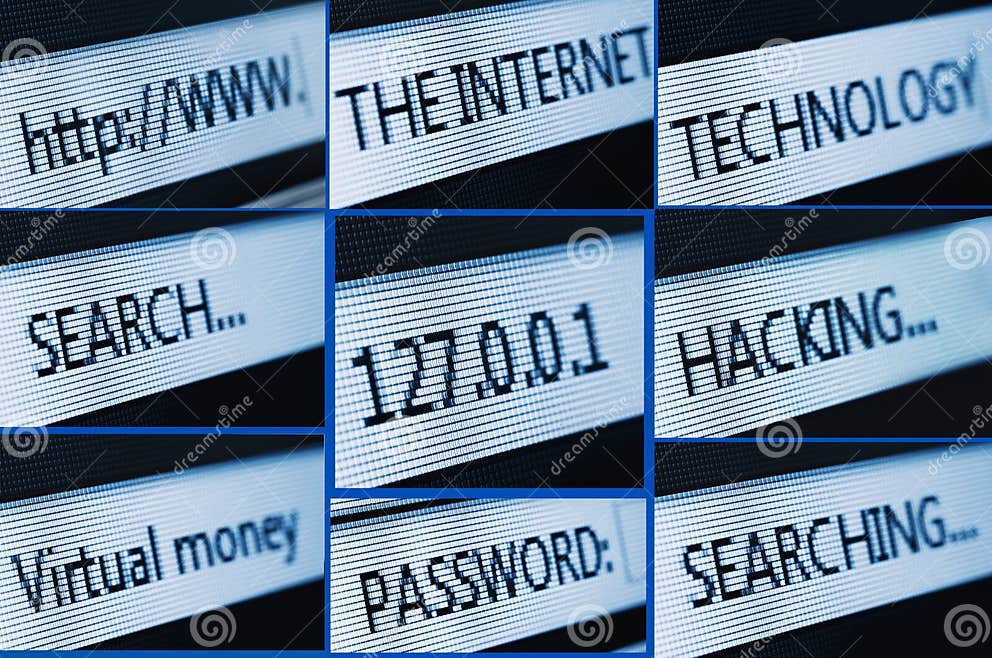 The Internet collage stock image. Image of http, business - 38797147