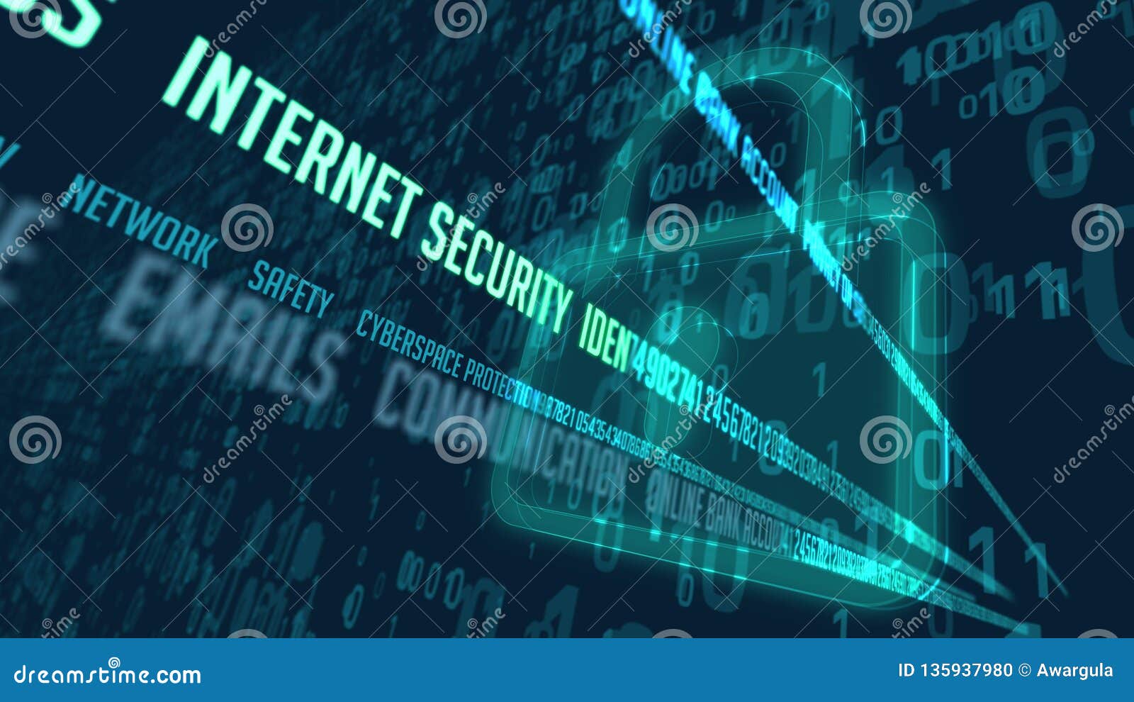 Internet security gate stock illustration. Illustration of privacy ...