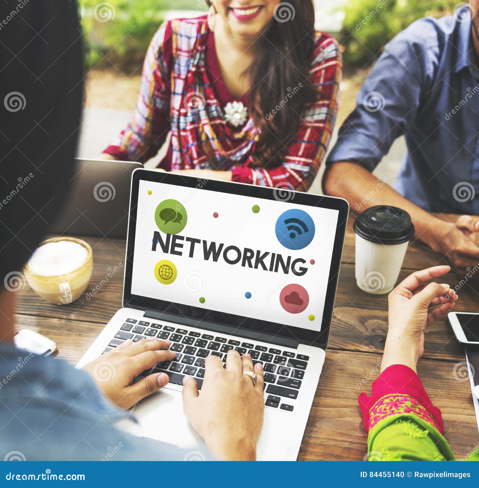 Internet Communication Network Icon Concept Stock Photo - Image of ...