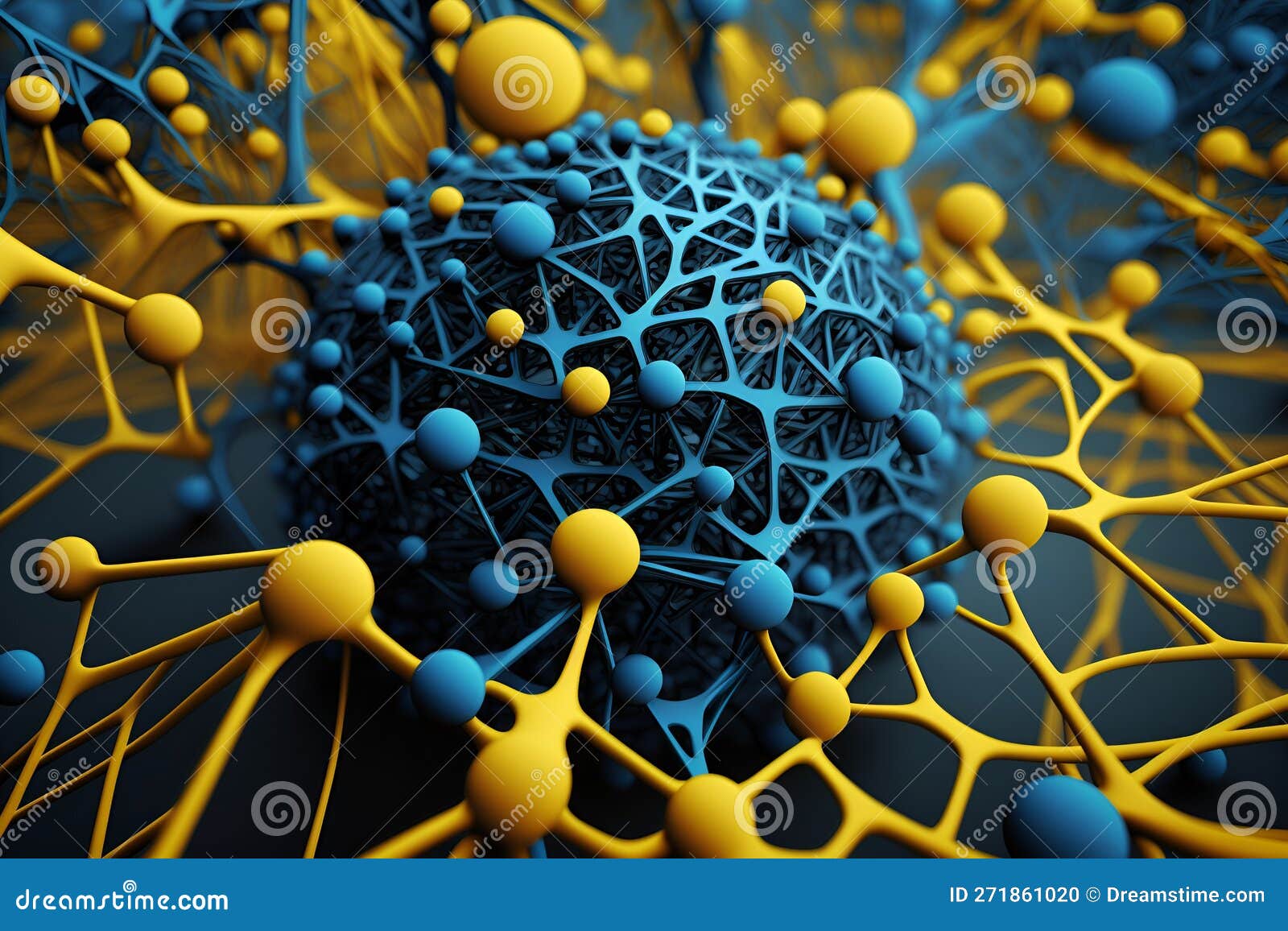 Internet and Communication Technology Design Concept. Stock ...