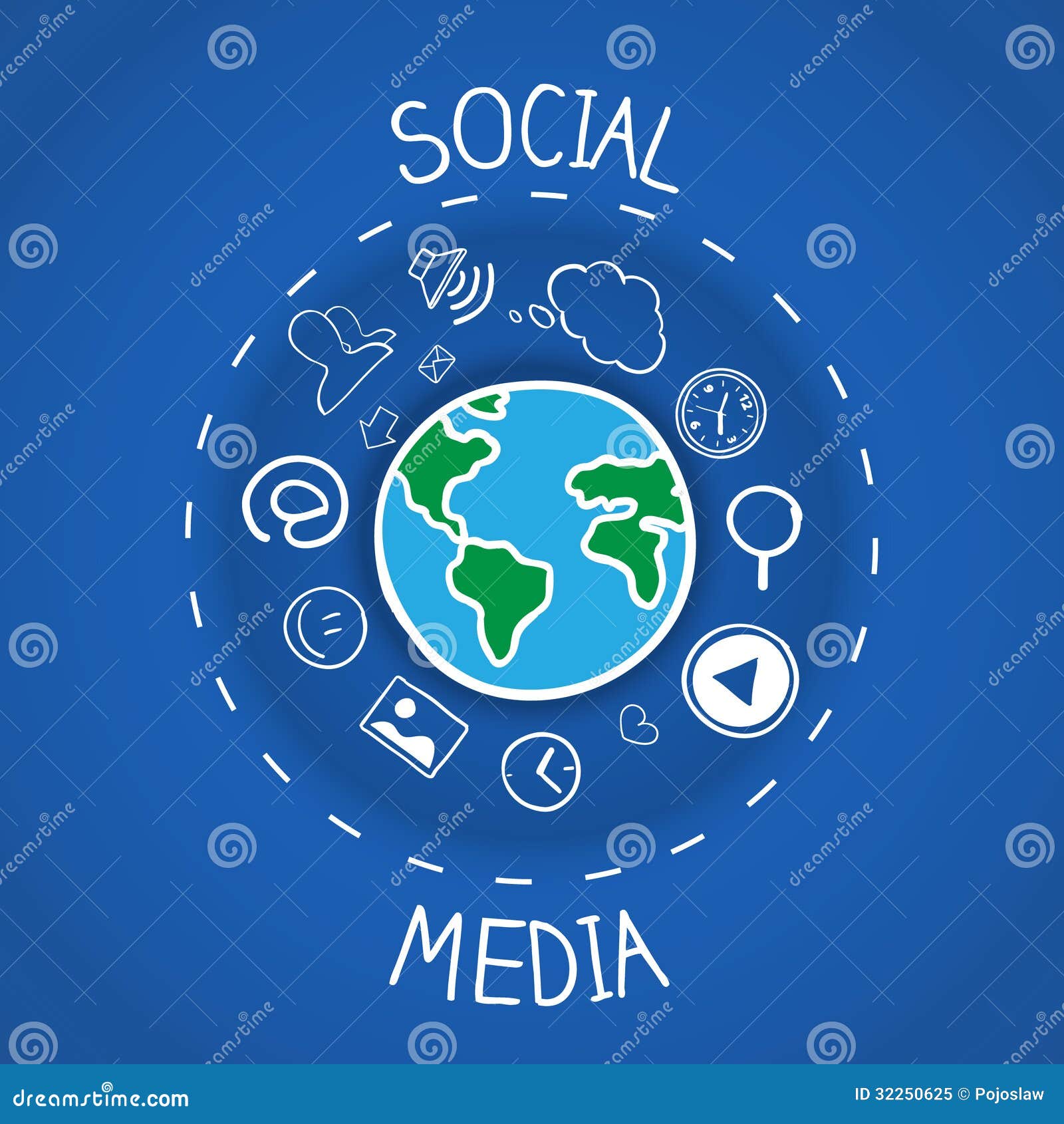 Internet communication stock vector. Illustration of network - 32250625