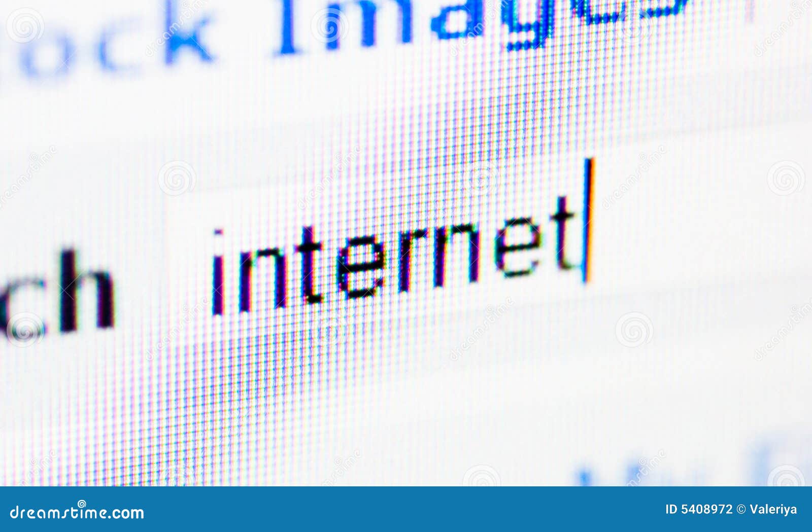 Internet. Computer Screen Macro. Stock Photo - Image of computer, high ...