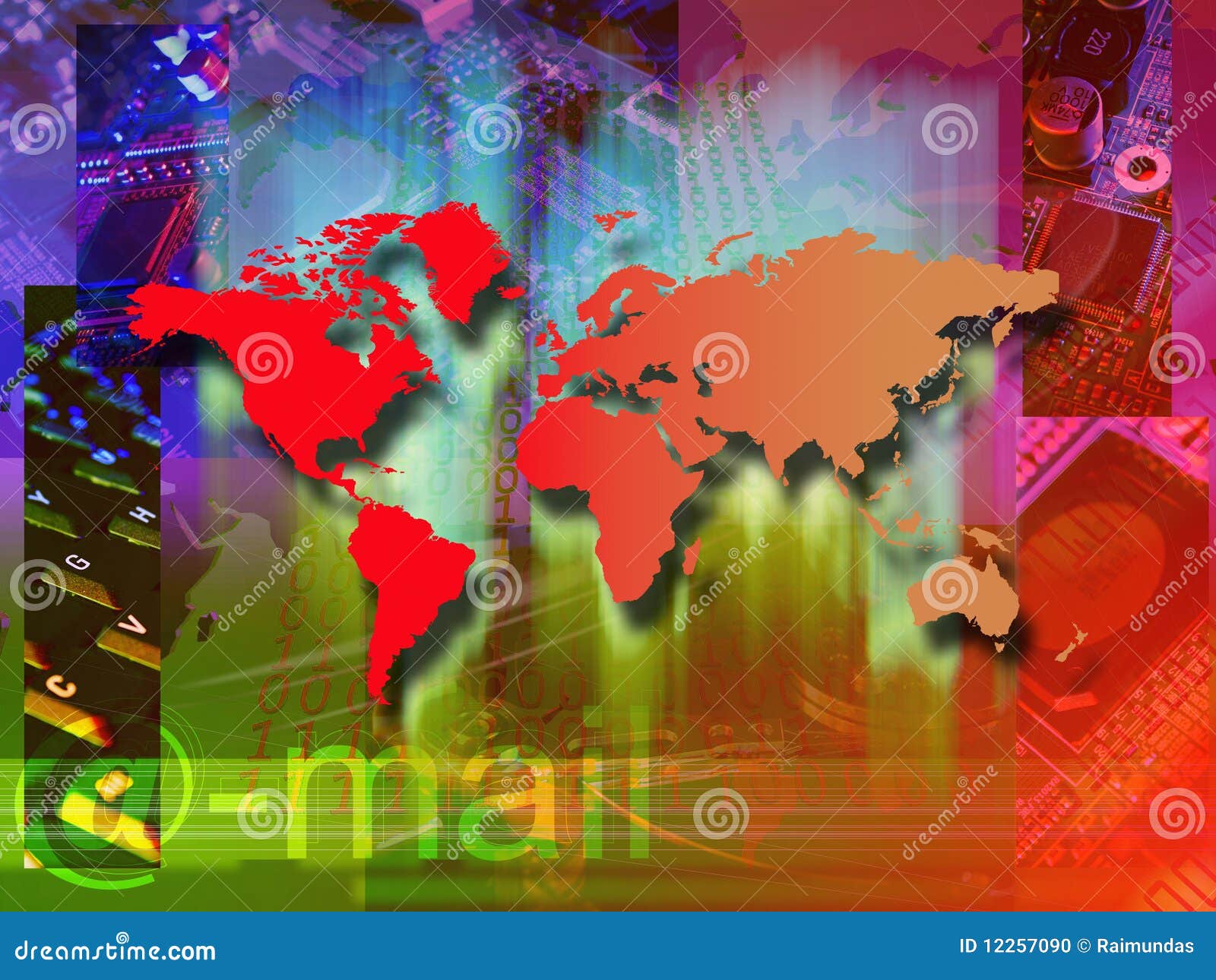 Internet concept stock illustration. Illustration of blue - 12257090