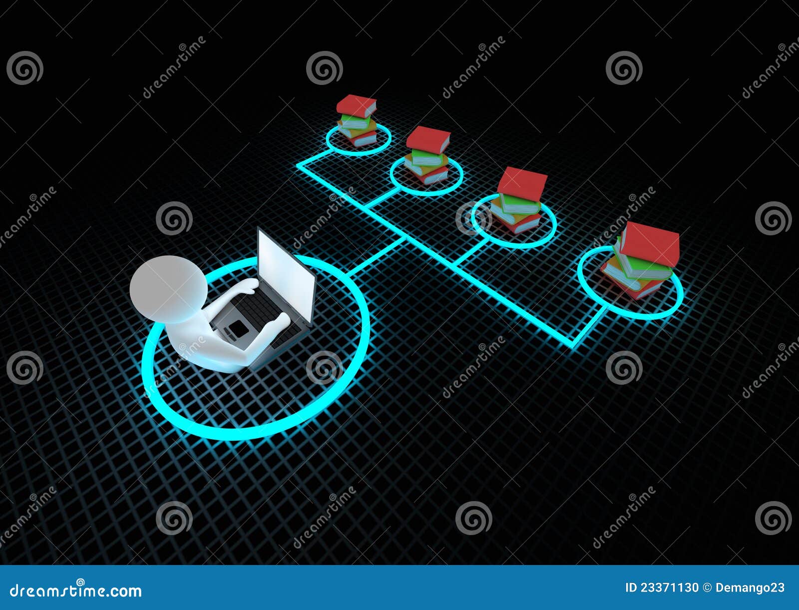 Internet concept stock illustration. Illustration of ebook - 23371130