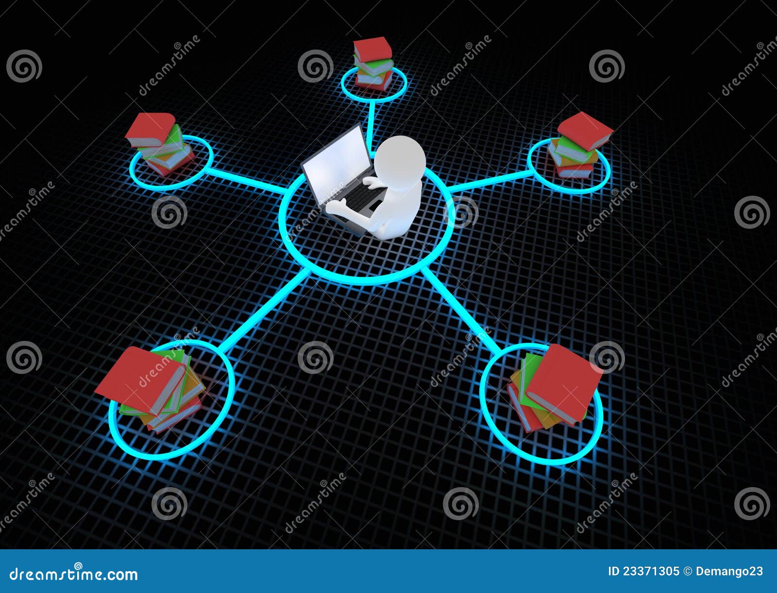 Internet concept stock illustration. Illustration of network - 23371305