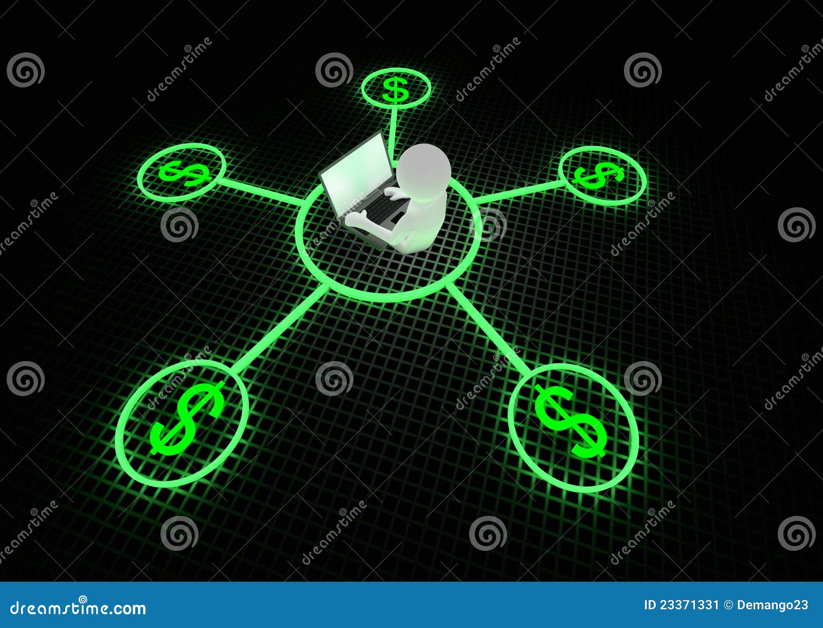 Internet concept stock illustration. Illustration of network - 23371331