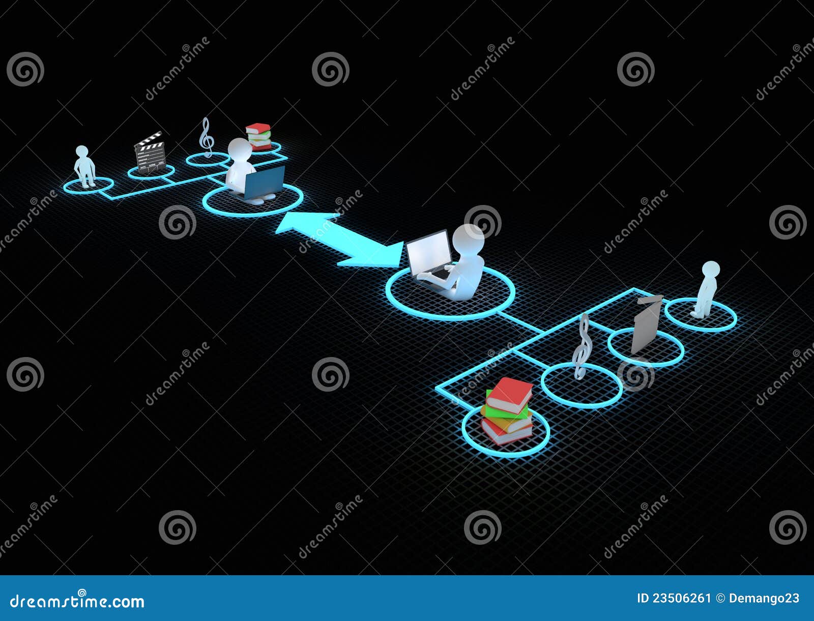 Internet concept stock illustration. Illustration of transfer - 23506261