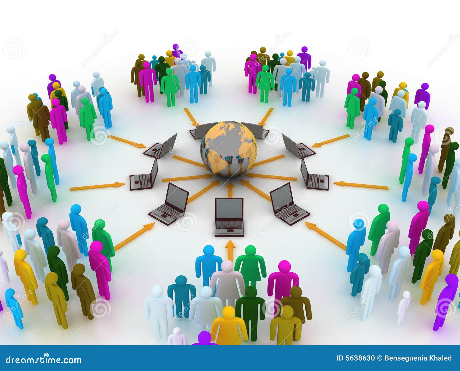 Internet concept stock illustration. Illustration of dimensional - 5638630