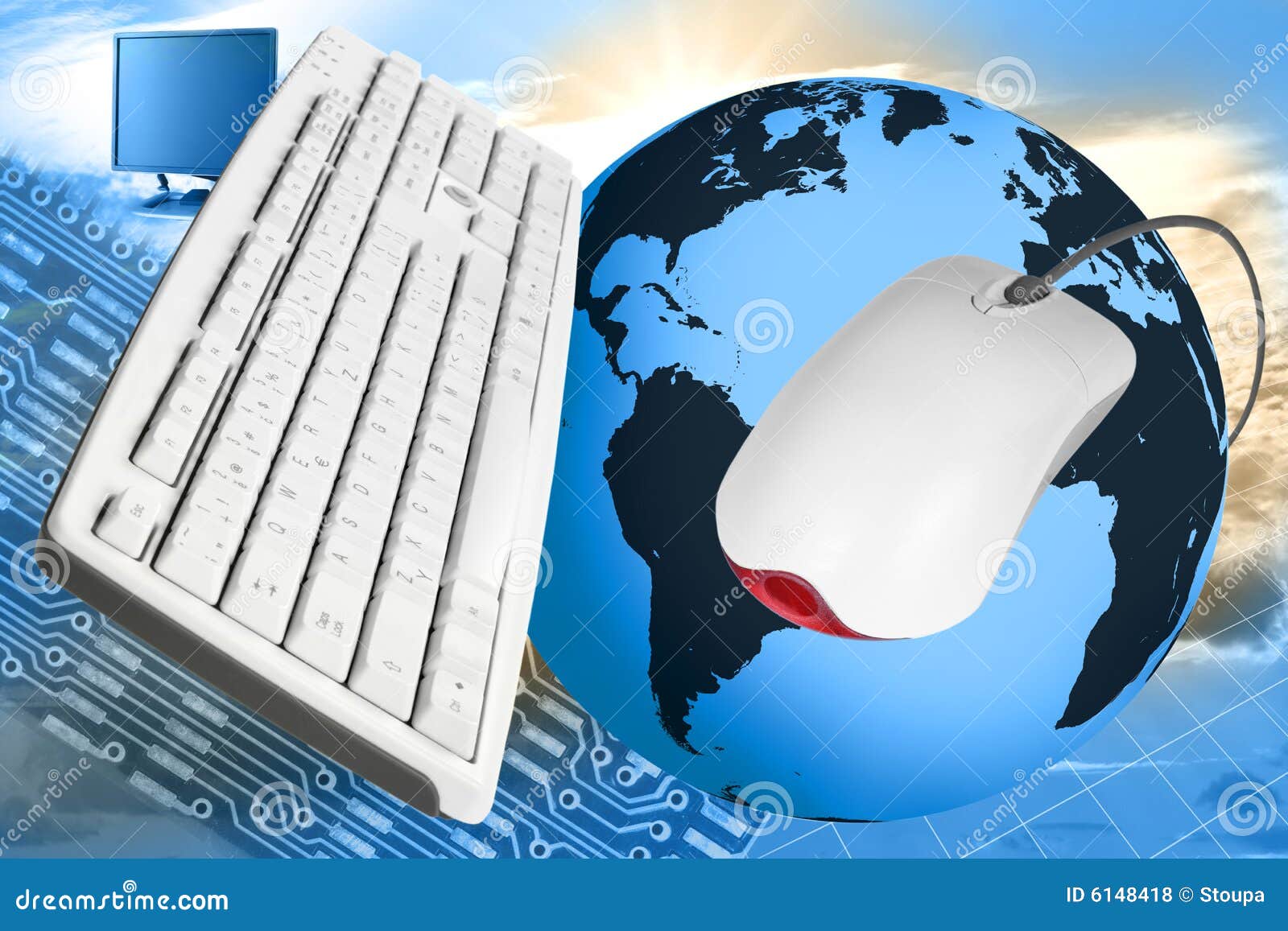 Internet concept stock illustration. Illustration of networking - 6148418