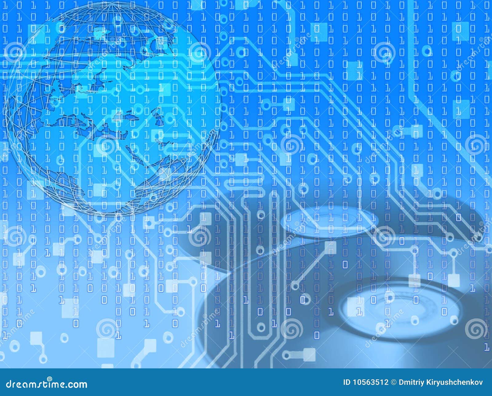 Internet Concept Abstract Background Stock Illustration - Illustration ...