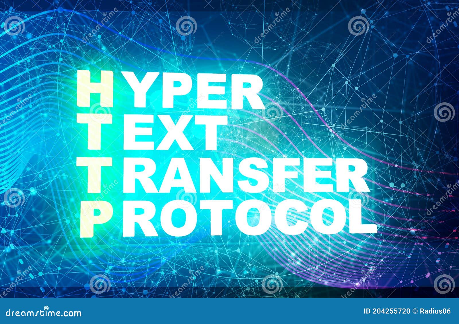 Internet concept acronym stock illustration. Illustration of computer ...