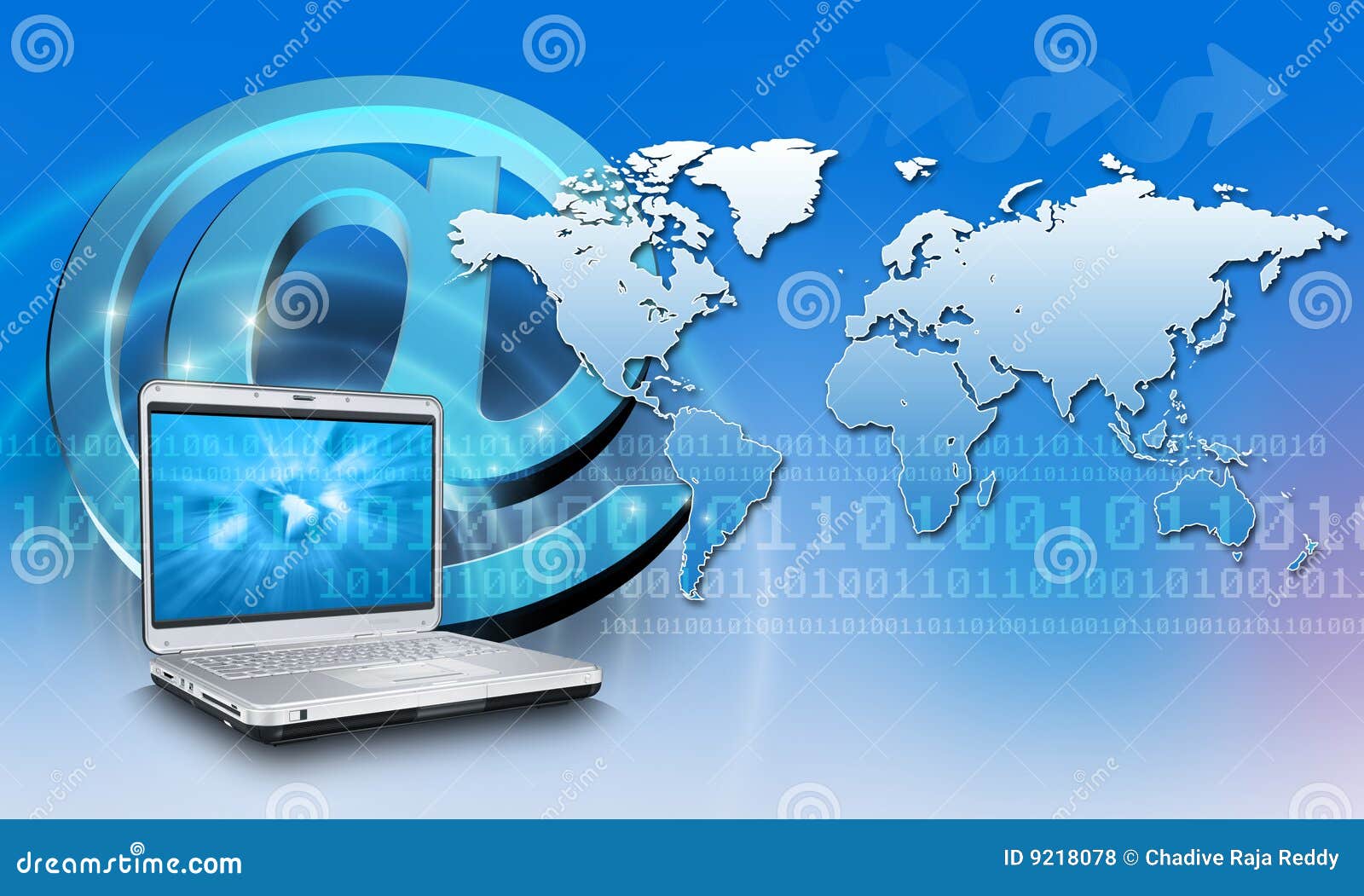 Internet Concept Background Stock Illustration - Illustration of globa ...